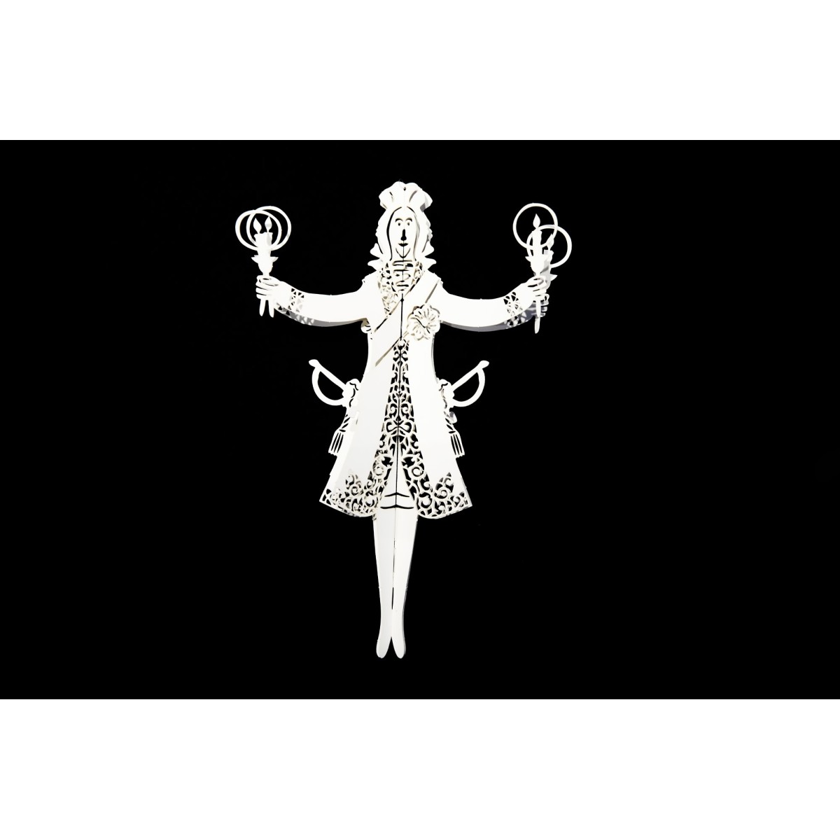 Will-o'-the-wisp in paper | design by Bit Vejle